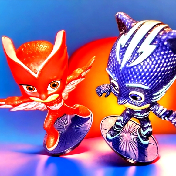 pj masks | Toys | Pj Masks Action Figuresowlette And Cat Boy | Poshmark